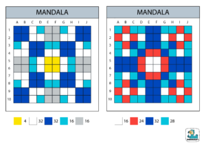Pixel Art Templates 10x10 - Dodocraft