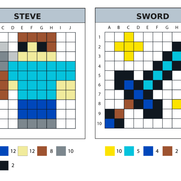 Pixel Art Template Creeper 20x20 - Dodocraft